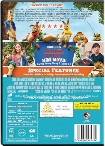Peter Rabbit DVD | Zavvi