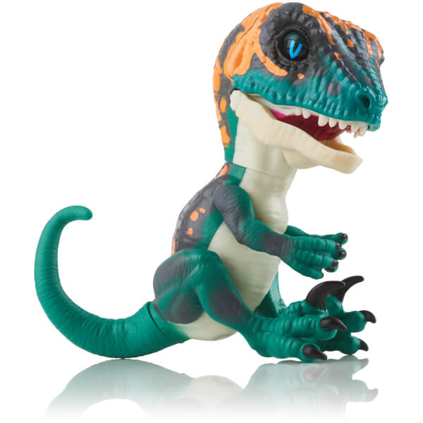 Untamed Velociraptor Dino - Fury (Blue) - By Fingerlings Toys | Zavvi