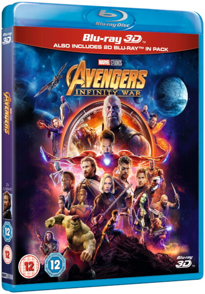 Avengers: Infinity War 3D (Includes 2D Version) Blu-ray | Zavvi