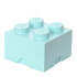 LEGO Storage Brick 4 - Aqua Toys | Zavvi