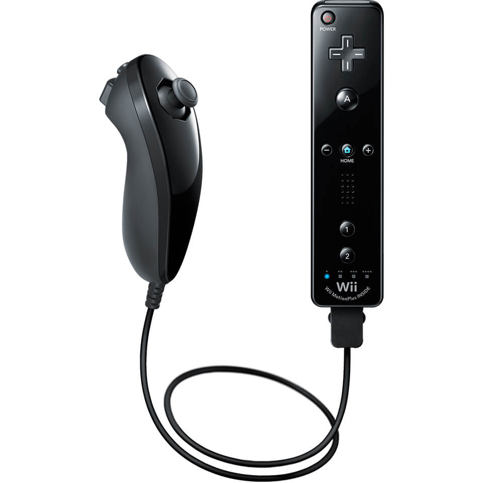 Wii Nunchuk + Wii Remote Plus (Black) | Nintendo Official UK Store Wii Nunchuk + Wii Remote Plus (Black) | Nintendo Official UK Store