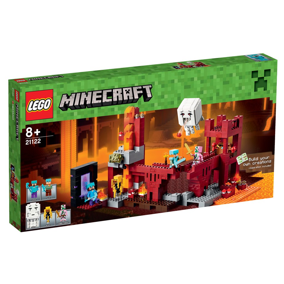 LEGO Minecraft: The Nether Fortress (21122) Toys - Zavvi UK