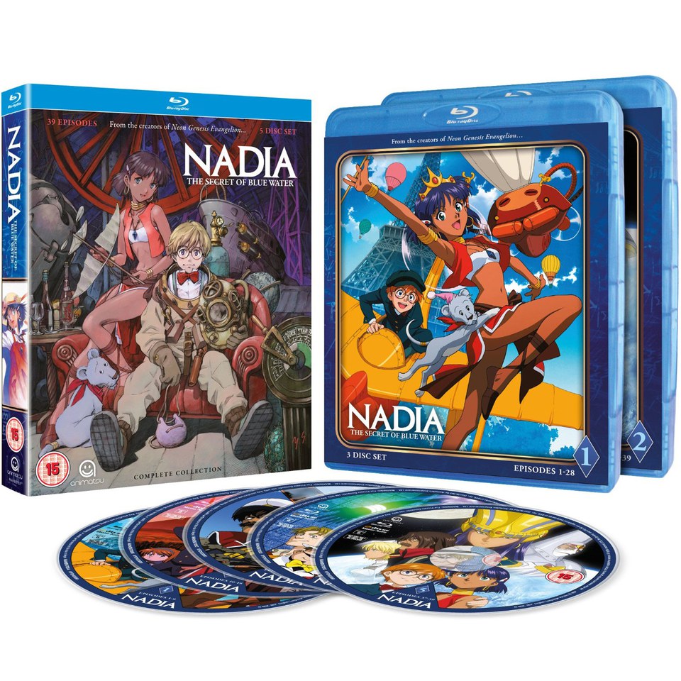 Nadia: Secret Of The Blue Water - Complete Series Collection Blu-ray ...