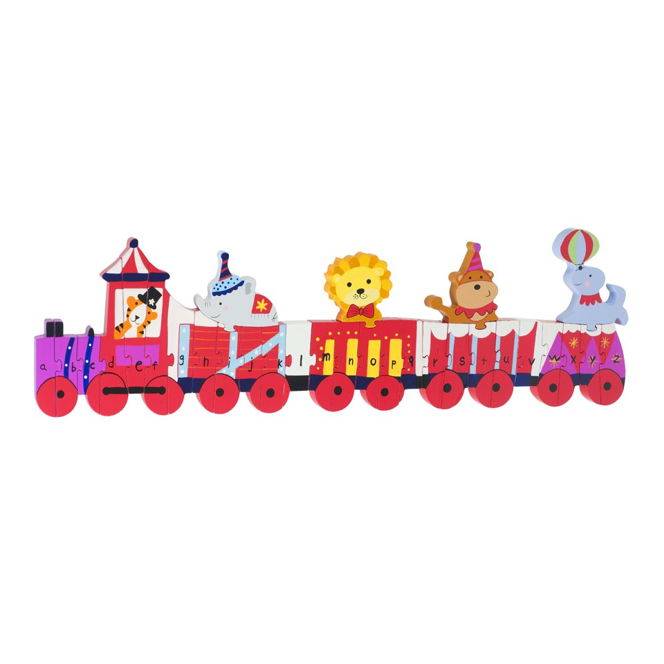 Orange Tree Toys Circus Alphabet Train Puzzle Toys | Zavvi