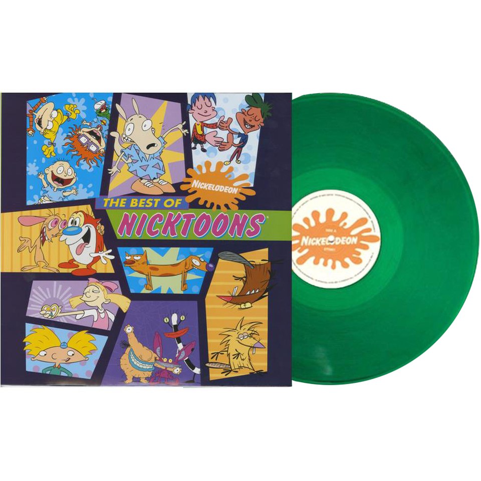 The Best of Nicktoons OST (1LP) - Zavvi Exclusive Limited Green Slime ...