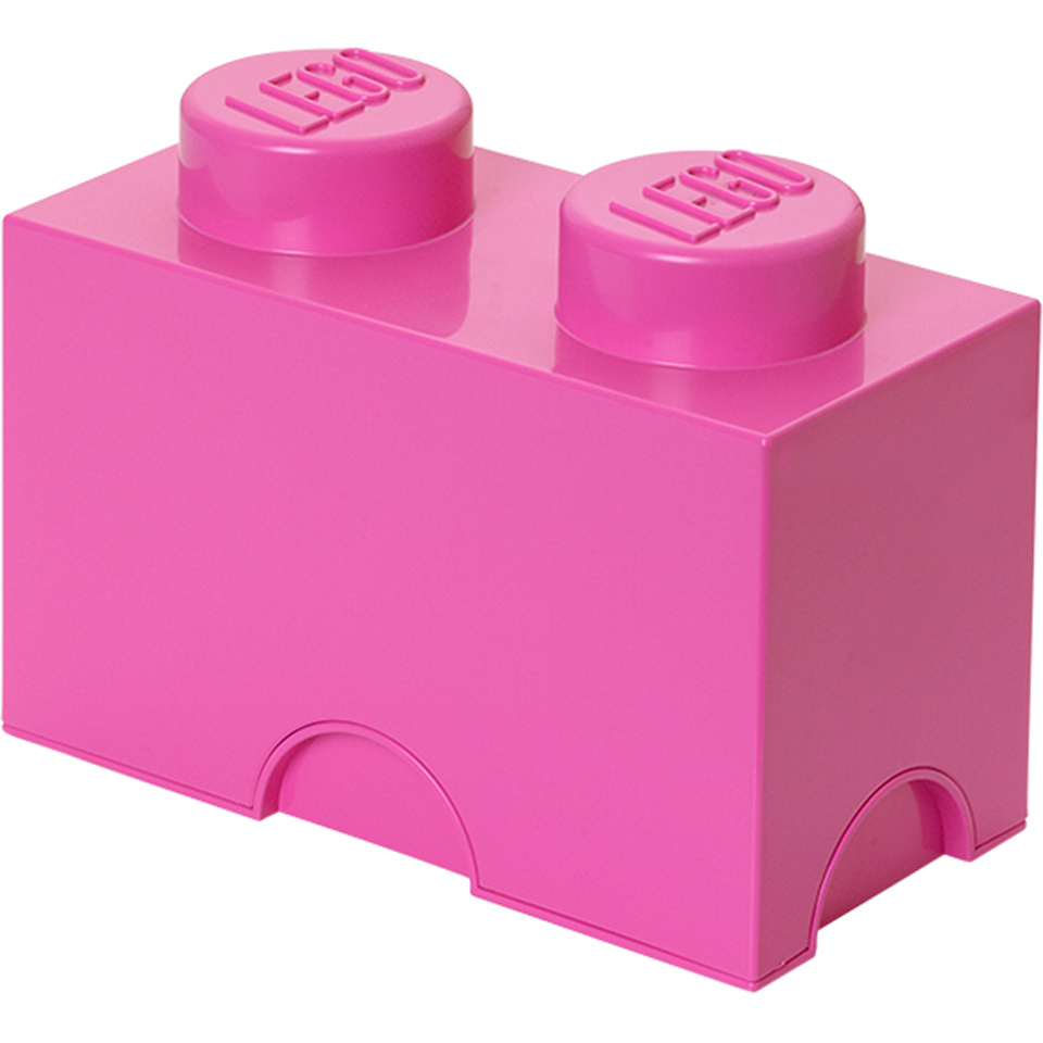LEGO Storage Brick 2- Pink Toys - Zavvi UK