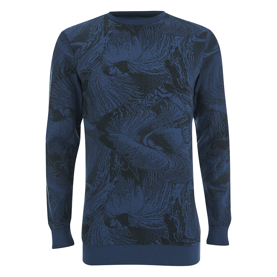 Quiksilver Men's Dark Trip Crew Neck Sweatshirt - Anthracite Mens ...