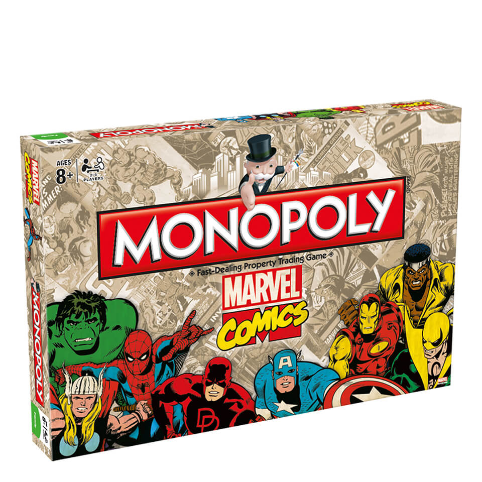 Monopoly - Marvel Comics Retro Edition Toys | Zavvi