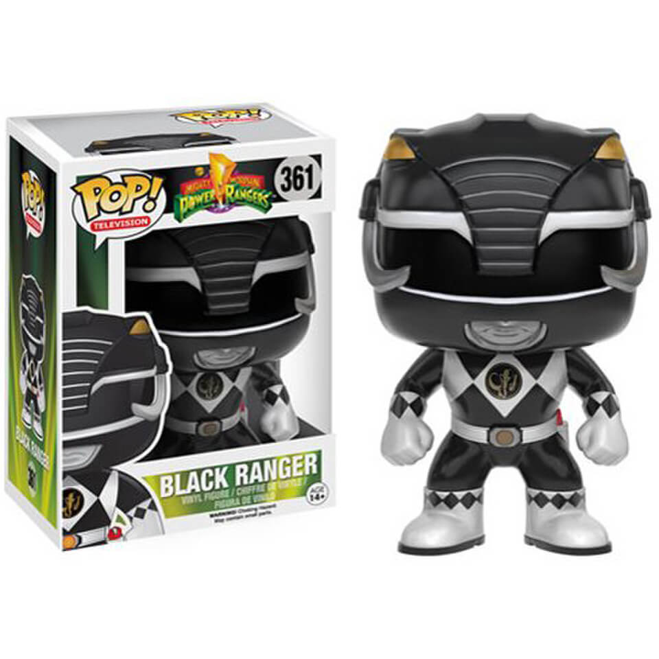 Mighty Morphin Power Rangers Black Ranger Pop! Vinyl Figure | My Geek Box