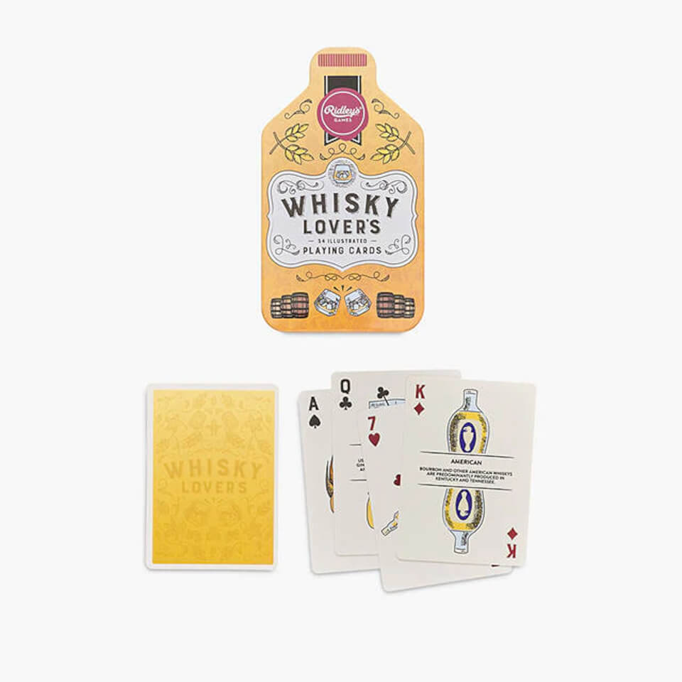 Whisky Lovers Playing Cards - IWOOT UK