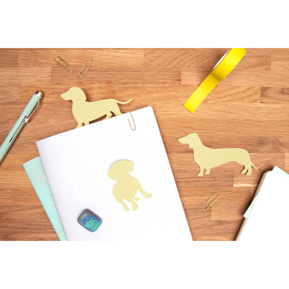 Dog Shaped Sticky Notes - IWOOT UK