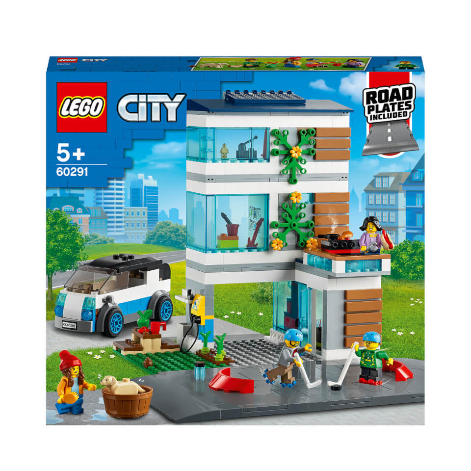 LEGO City: Community Family House Modern Building Set (60291) - IWOOT UK