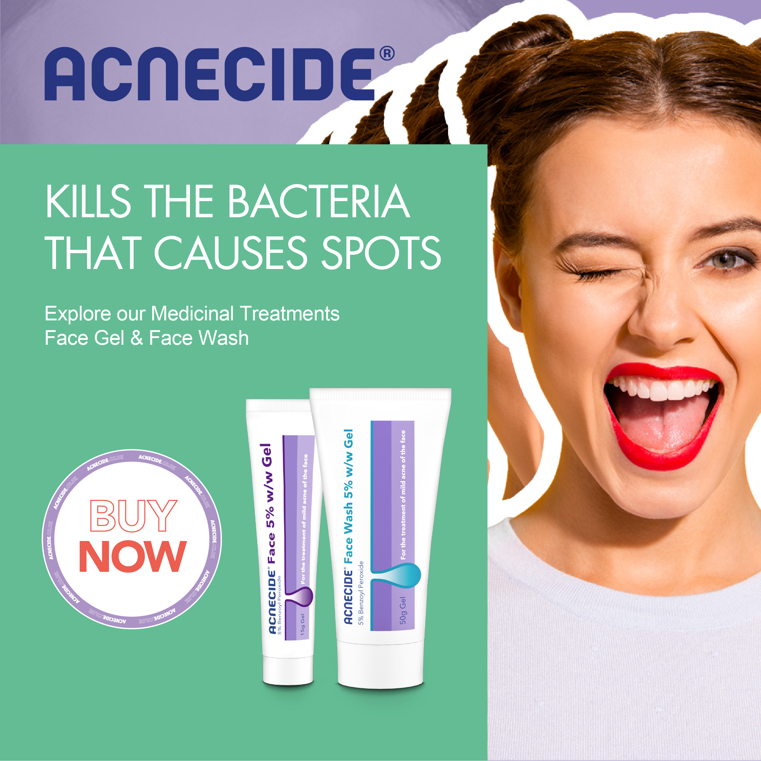 Acnecide UK | Acne Treatments & Skincare
